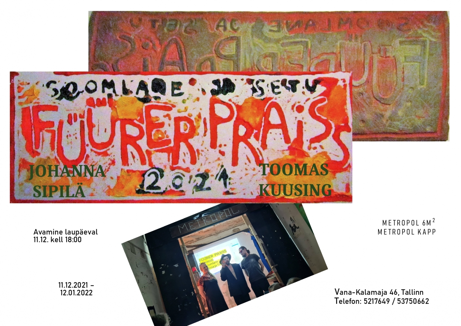 FÜÜRER PRAISS 2021 - Johanna Sipilä ja Toomas Kuusing | NOBA Nordic ...